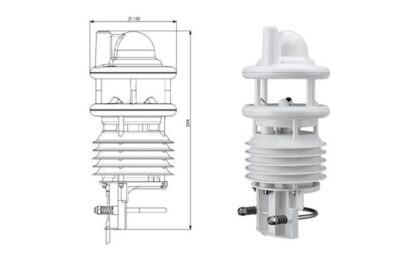 WS700 Vädertransmitter – Komplett vädersensor för klimatdata ...